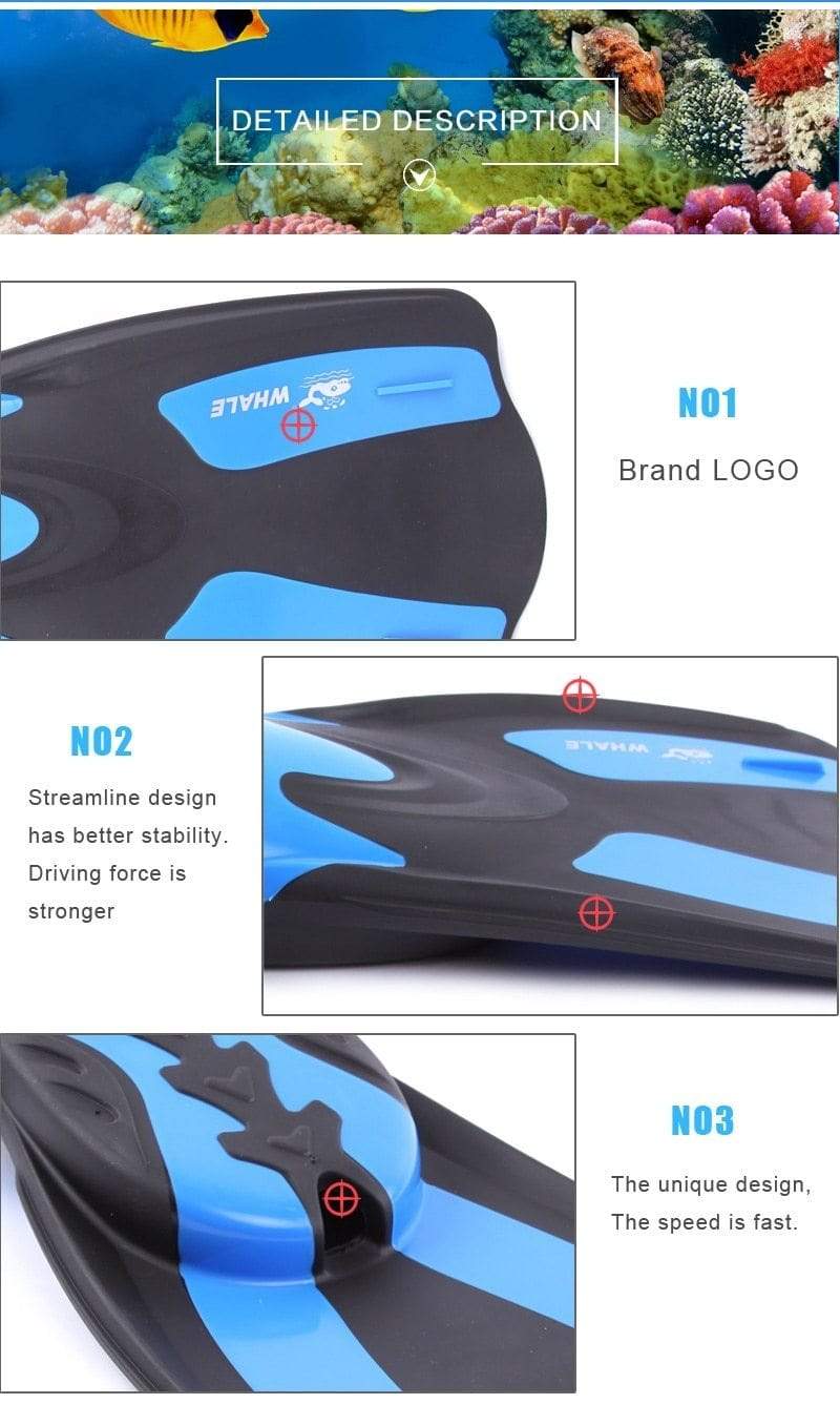 BUY WHALE Swimming Flippers ON SALE NOW! - Cheap Surf Gear