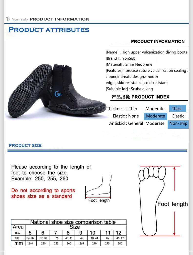 BUY YON SUB Scuba Shoes ON SALE NOW! - Cheap Surf Gear